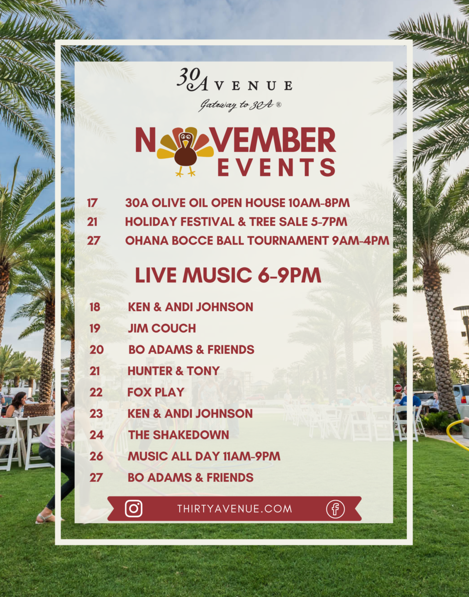 November Events | 30Avenue